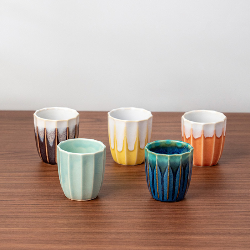Mino Ware Kiln-Glazed Ceramic Tea Cup Gift Set – Hikari Spirits